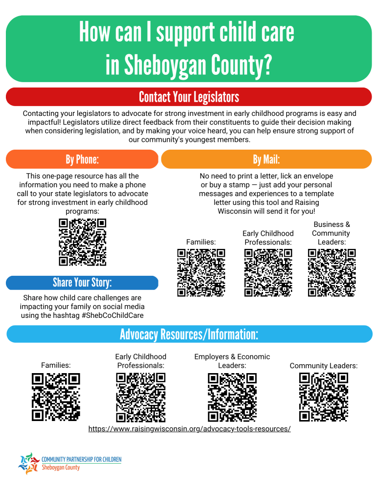 Child Care Information/Advocacy | United Way of Sheboygan County